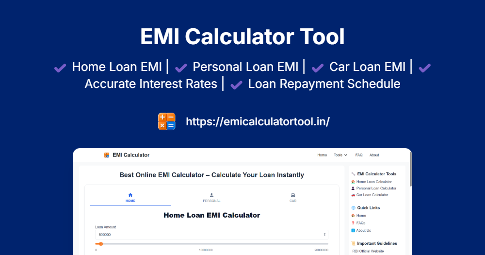 Personal Loan EMI Calculator | Instant Monthly Payment Estimates